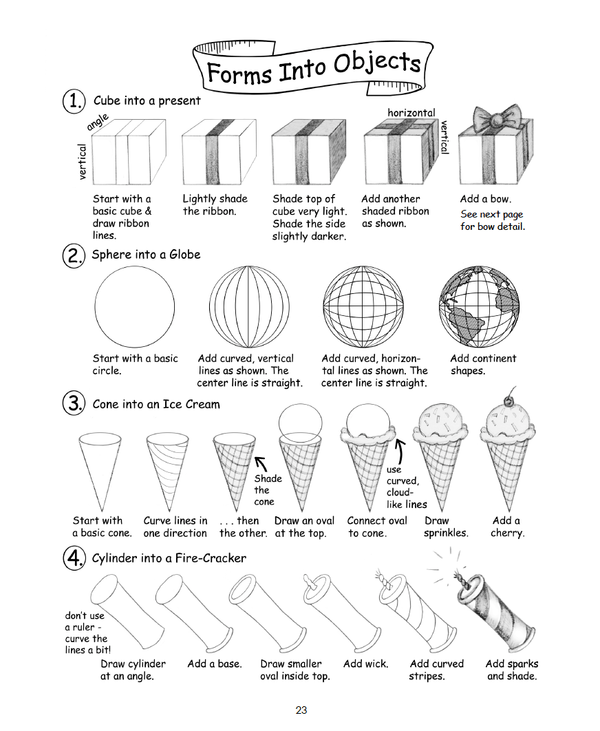 How to Draw Cool Stuff: Shading, Textures & Optical Illusions
